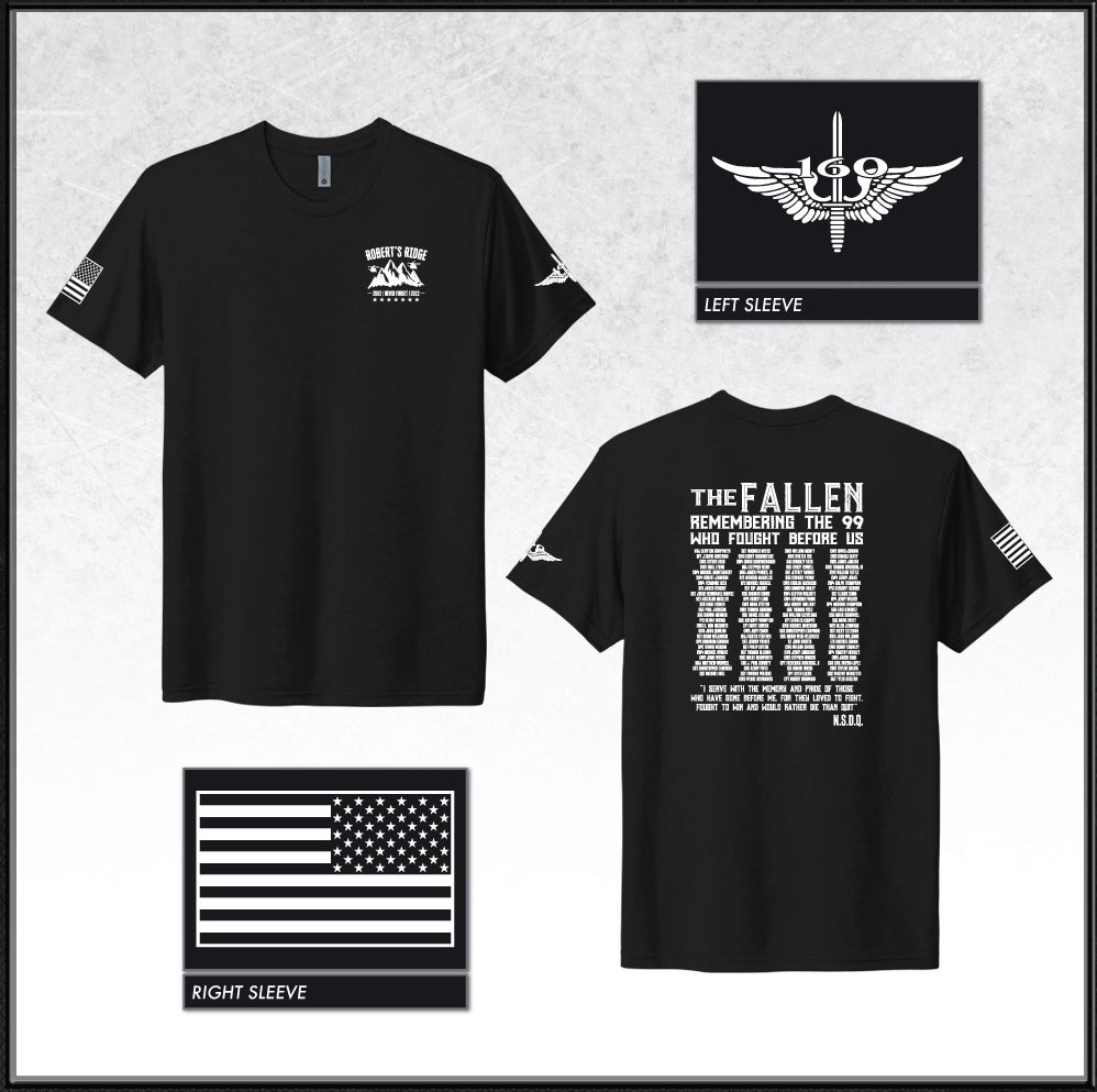 T-Shirt S/S 2022 Fallen Roberts Ridge | Night Stalker Association Store